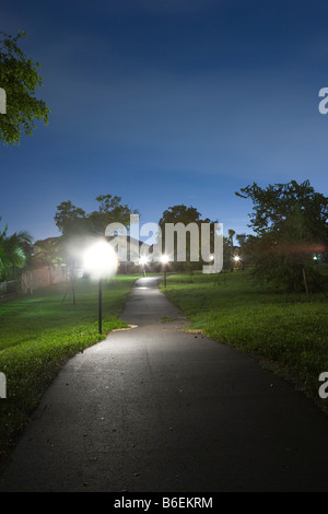 A Walk at Night Stock Photo - Alamy