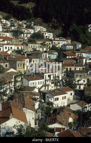 House on island of Samothraki Samothrace Greece Europe Stock Photo - Alamy
