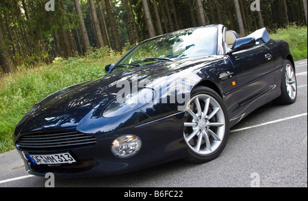 Car, Aston Martin DB7 Vantage V12, roadster, model year 1994-, green ...