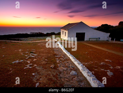Cape Borda Lighthouse at sunset. Kangaroo Island, South Australia (SA ...