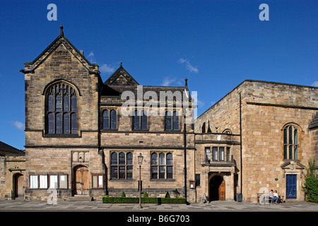 Durham Palace Square University Buildings Durhamshire UK Great Britain ...