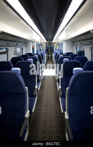 Interior of New Javelin Train launch St Pancras Station London Stock ...