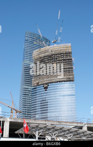 Moscow city buisness district under construction Russia Stock Photo - Alamy