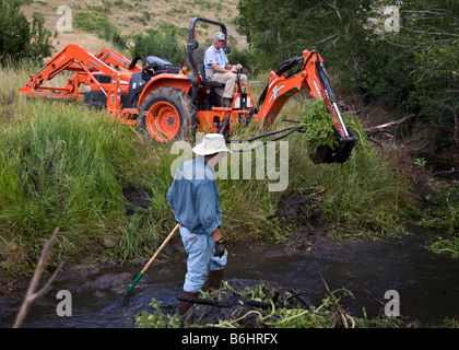operating a backhoe Stock Photo - Alamy
