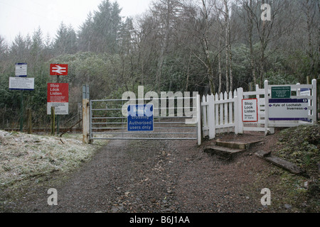 Station sign. Kyle of Lochalsh rail station, Ross and Cromarty ...