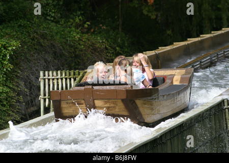 Water ride at Chessington World of Adventure Stock Photo - Alamy