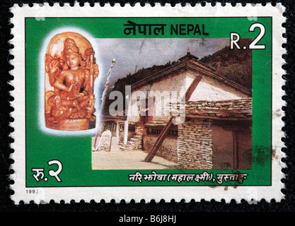 Nepali postage stamp Stock Photo - Alamy