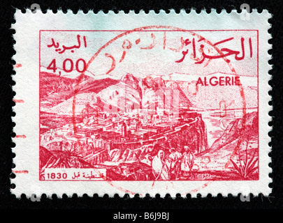 Algerian postage stamp Stock Photo - Alamy