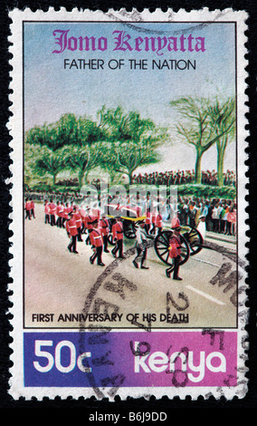 Kenyan postage stamp Stock Photo - Alamy