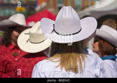 People wearing Stetsons Calgary Stampede Alberta Canada Stock Photo - Alamy