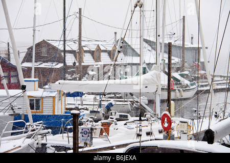 Houseboats on Lake Union in Seattle, Washington State, USA Stock Photo ...
