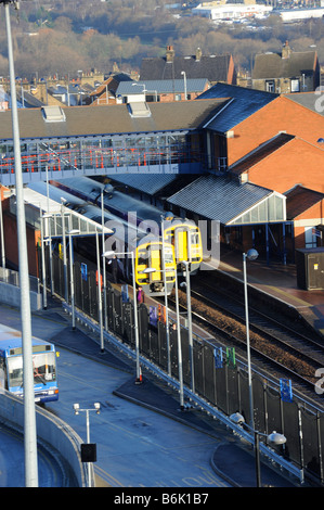 Barnsley Interchange and train station Stock Photo - Alamy