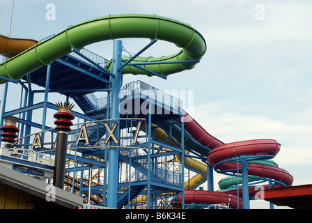Water Park slides, tubes which are outside of the building. This allows ...