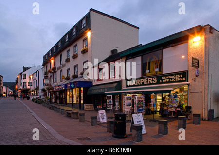 Keswick Main Street typical buildings Lake District Cumbria UK Stock ...