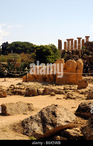 Giant man or megaron which supported the roof of theTemple of Zeus in ...