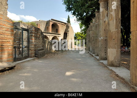 Triangular Forum (Foro Triangolare)- Pompeii archaeological site, Italy ...