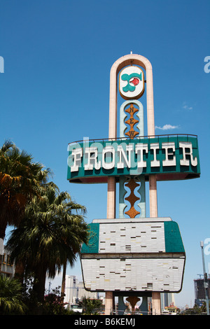 Las Vegas Frontier sign Stock Photo - Alamy