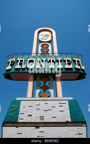 Frontier sign Las Vegas Stock Photo - Alamy