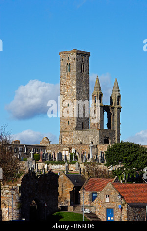 St Andrews St Regulus church Occcidental Tower 1127 1144 cathedral 1318 ...