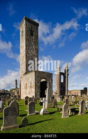St Andrews St Regulus church Occcidental Tower 1127 1144 cathedral 1318 ...