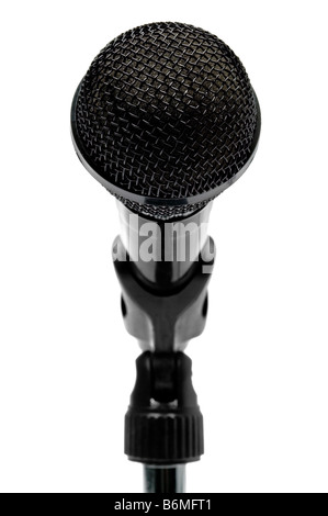 Microphone cut out on white background Stock Photo: 11258951 - Alamy