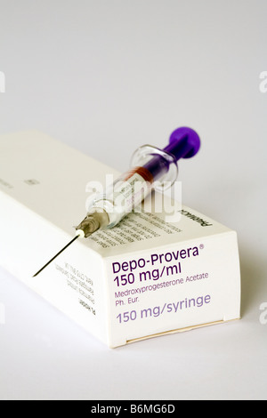Depo Provera injectable contraceptive female contraception, UK Stock ...