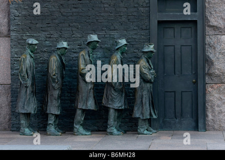 The Great Depression statue - Washington, DC USA Stock Photo - Alamy
