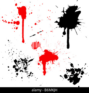 blood splat red Stock Photo - Alamy
