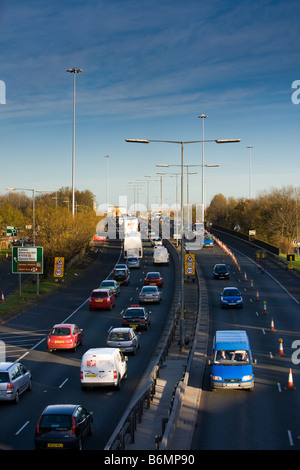 A66 Traffic Congestion in Middlesbrough Cleveland England Stock Photo ...