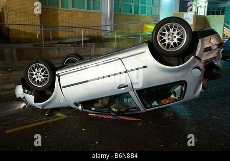 road traffic collision, RTC, car crash Stock Photo - Alamy