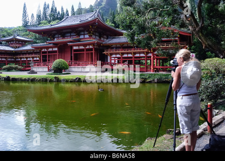 The Phoenix Hall (Hoo Do) at Byodo-in Temple in Kyoto, Japan Stock ...