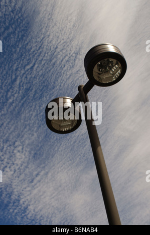Street light with middle clouds Stock Photo - Alamy