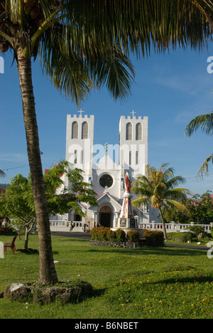 Catholic Cathedral at centre of Apia, Western Samoa Stock Photo - Alamy