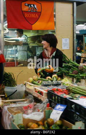 Testaccio market, Rome Stock Photo - Alamy
