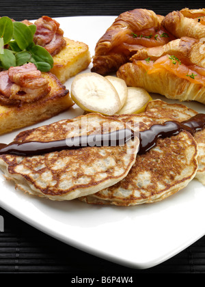 A selection of canapes fine dining Stock Photo - Alamy