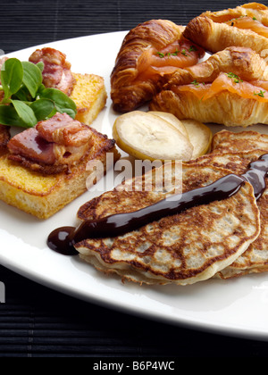A selection of canapes fine dining Stock Photo - Alamy