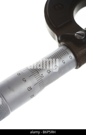 Micrometer close up focus on scale Stock Photo - Alamy