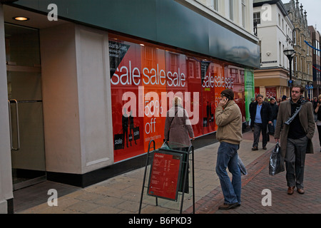 Marks and Spencer clearance sale 27 December 2008 Ipswich Suffolk ...