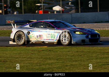 Aston Martin DBR9 GT1 at the Aston Martin Racing Prodrive factory in ...