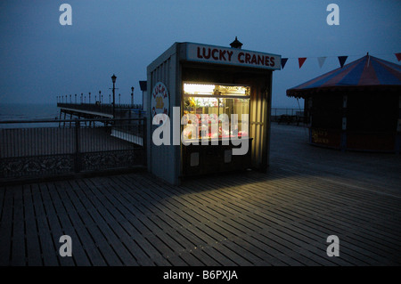 The fun fair and rides at Skegness beach UK Stock Photo - Alamy
