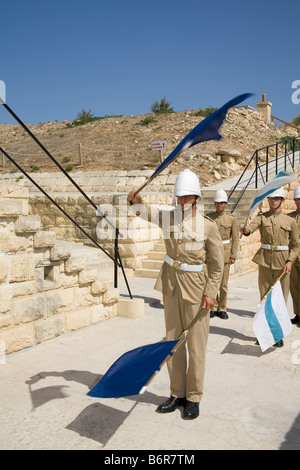 Sending a semaphore signal using flags. Members of the Middlesex ...