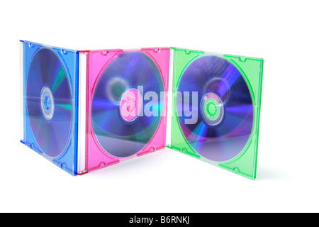 Compact Discs in Plastic Cases Stock Photo - Alamy