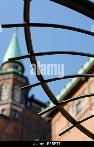Courtyard of the Radhus the City Hall Copenhagen Denmark Stock Photo ...
