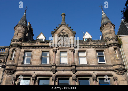 Inverness Town center typical buildings Highland Scotland UK Stock ...