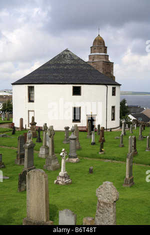 Bowmore Round Church Islay Stock Photo - Alamy