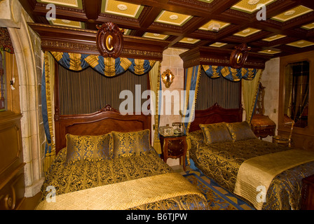 Cinderella Castle Suite bedroom Magic Kingdom Walt Disney World Orlando ...