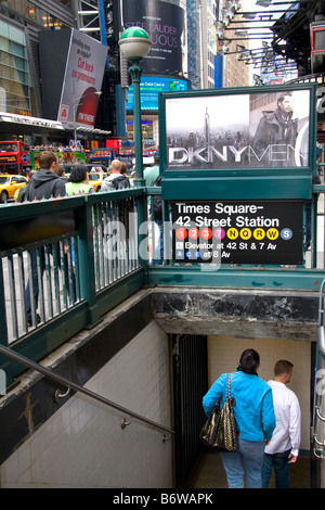 New York Subway, Times Square, New York, USA Stock Photo - Alamy