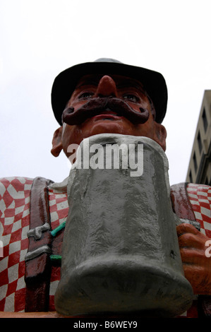 bierkeller advertisement figure model mannequin traditional sign ...