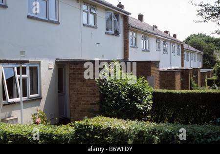 Stevenage New Town, housing in Bedwell Crescent. Hertfordshire Stock ...