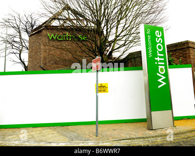 Aftermath of Waitrose Supermarket Fire Stock Photo - Alamy